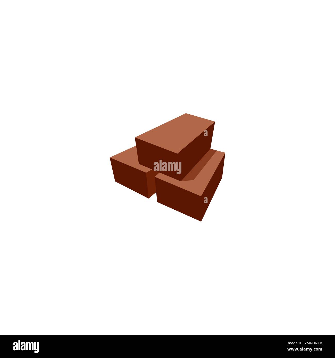 pile of bricks icon,vector illustration design template background ...