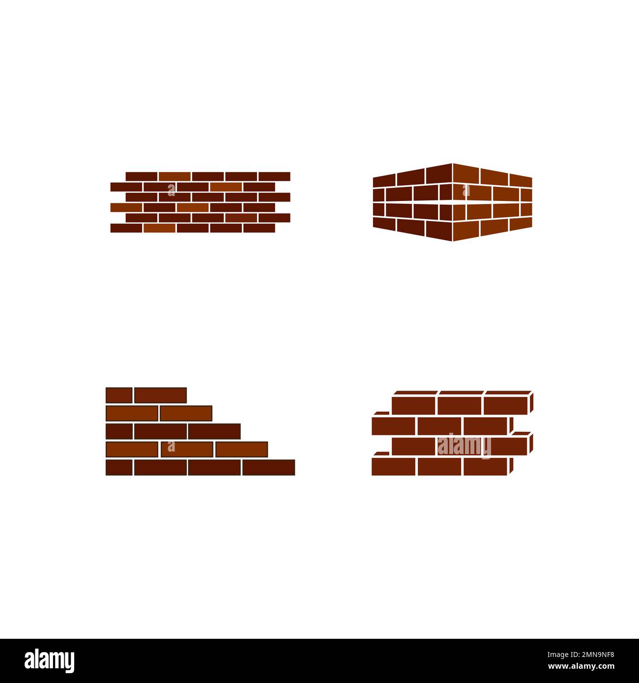 pile of bricks icon,vector illustration design template background ...