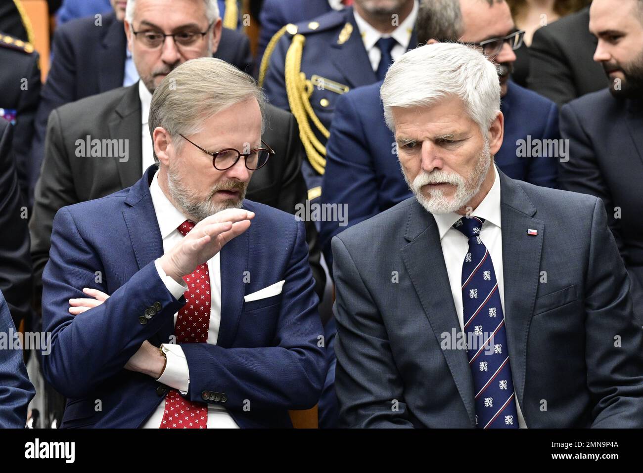 Prague, Czech Republic. 30th Jan, 2023. Czech Prime Minister Petr Fiala ...