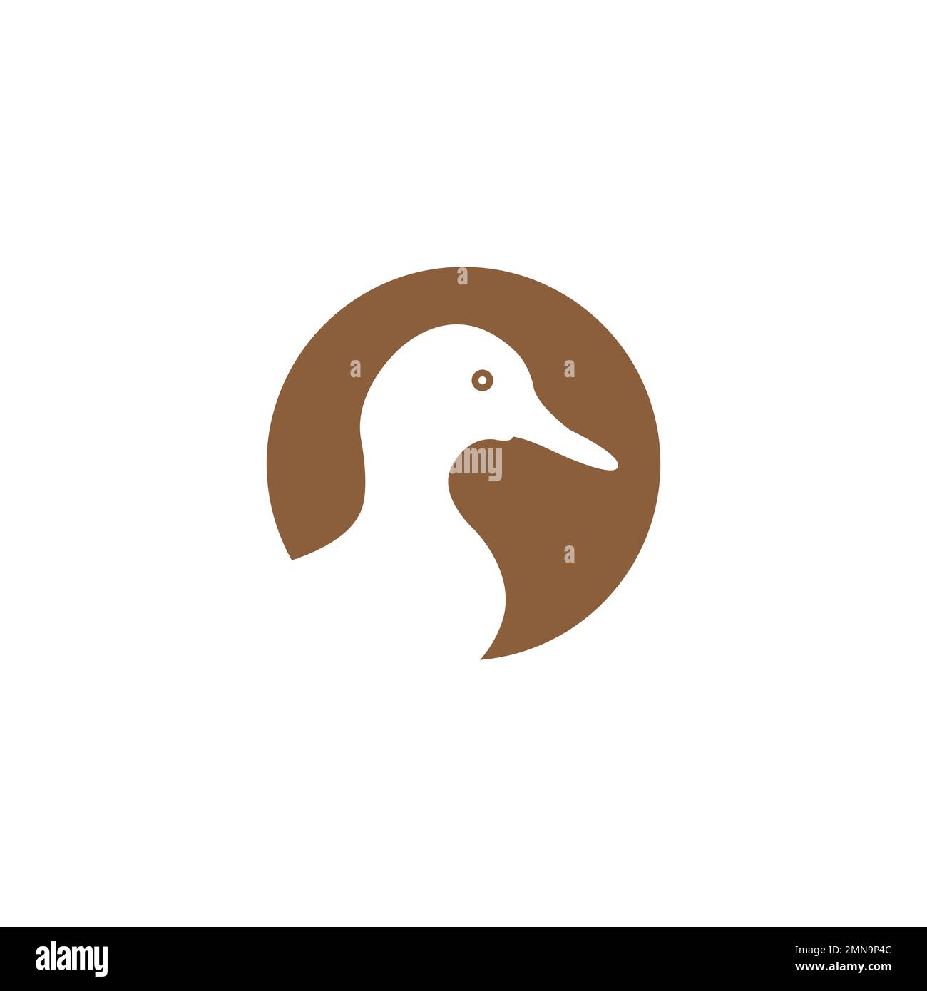 duck vector icon illustration logo design Stock Photo - Alamy