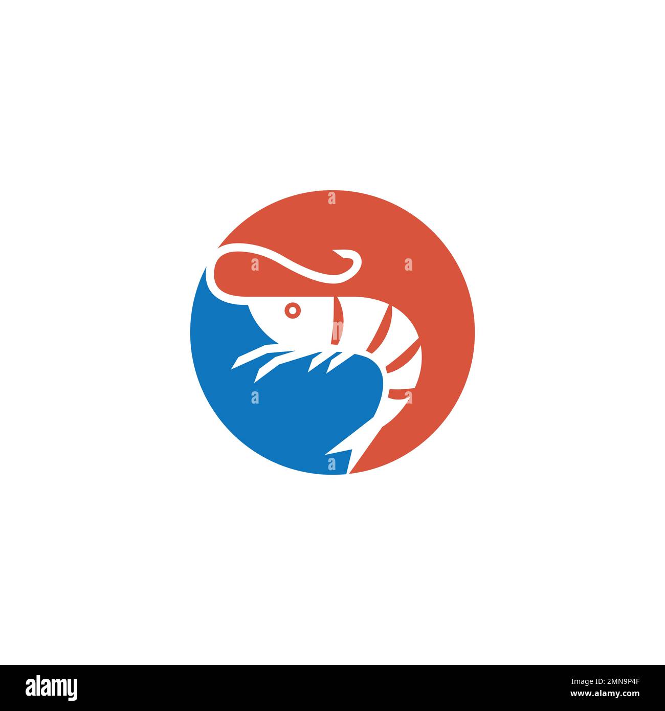 shrimp vector icon,illustration logo design Stock Photo - Alamy