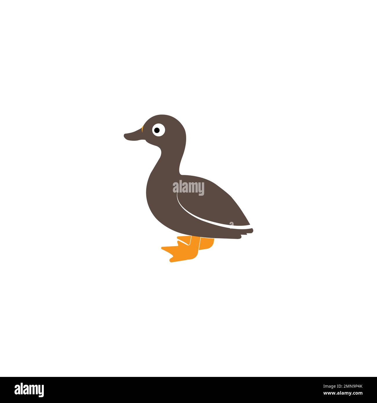 duck vector icon illustration logo design Stock Photo - Alamy