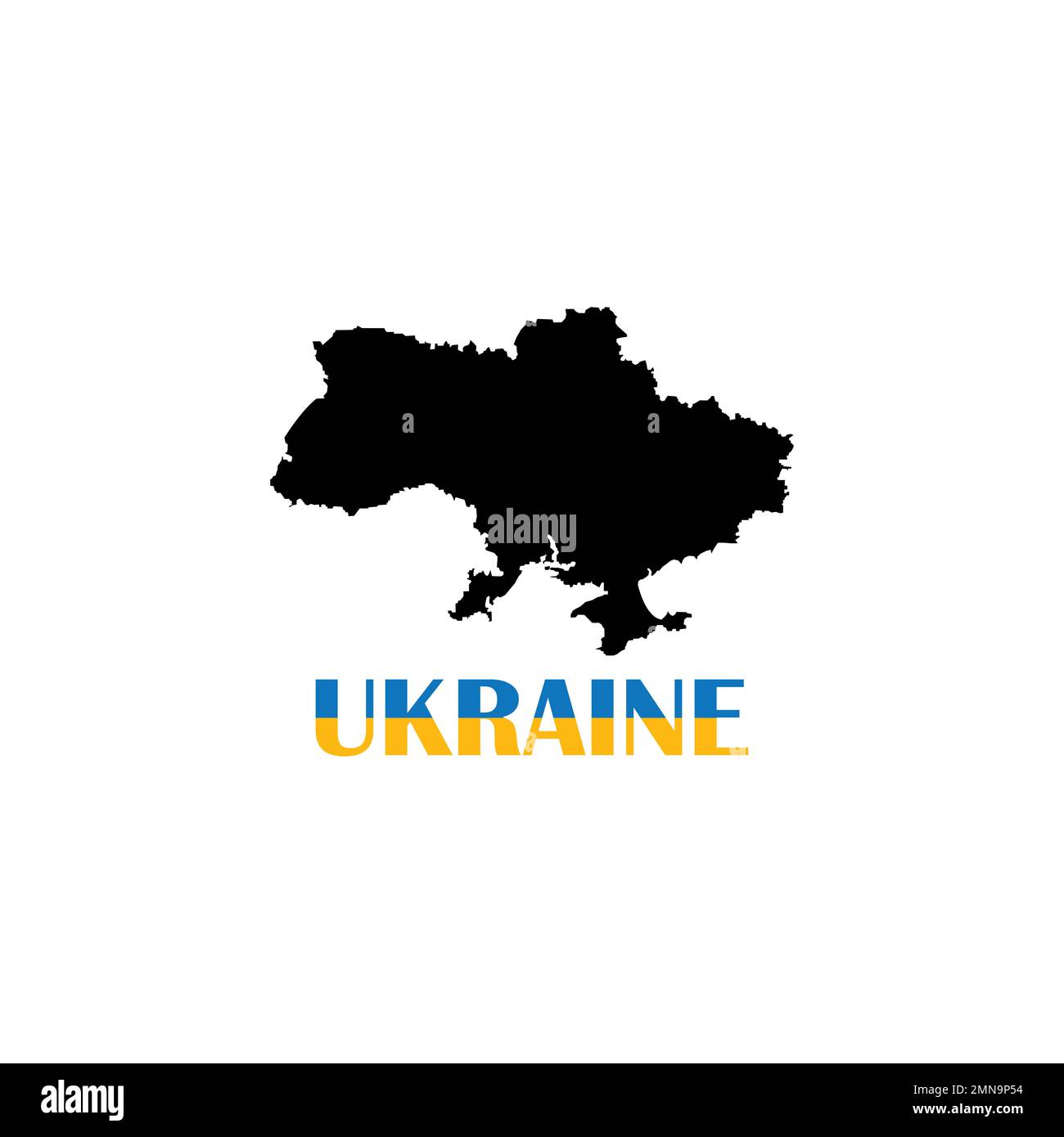 Ukraine map vector hi-res stock photography and images - Alamy