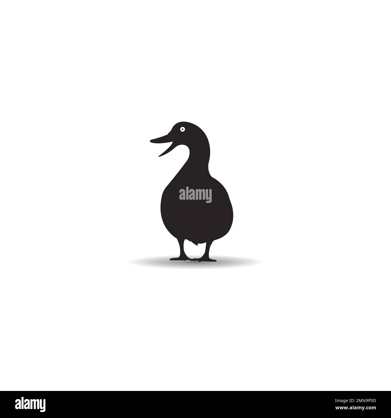 duck vector icon illustration logo design Stock Photo - Alamy