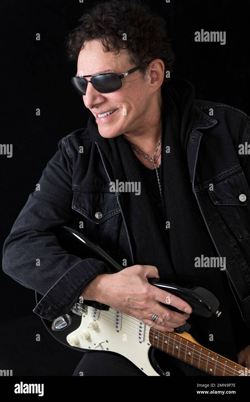 In this Jan. 23, 2018 photo, Journey lead guitarist Neal Schon appears ...