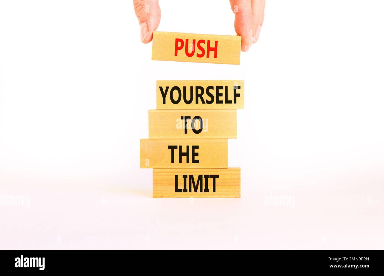 Push the limit symbol. Concept words Push yourself to the limit on ...