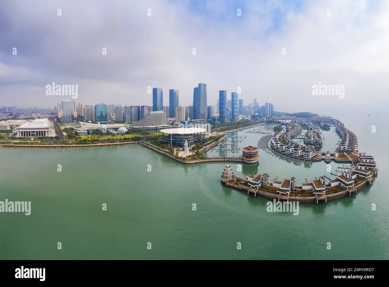 Have a bird's eye view of xiamen whole Stock Photo - Alamy