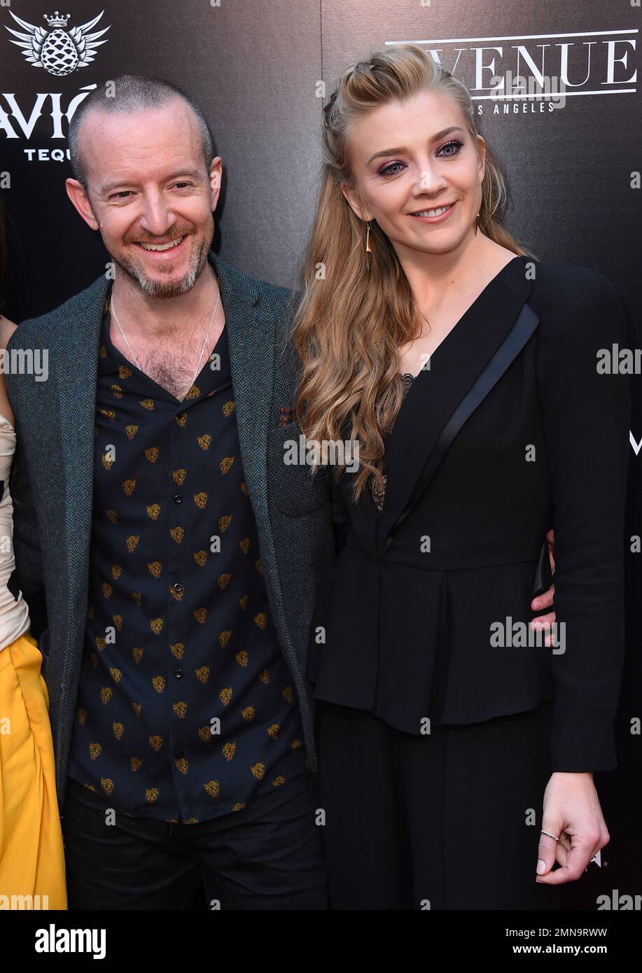 Natalie Dormer and Anthony Byrne attend the Los Angeles premiere of "In ...
