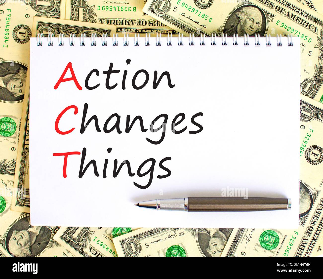 ACT action changes things symbol. Concept words ACT action changes ...