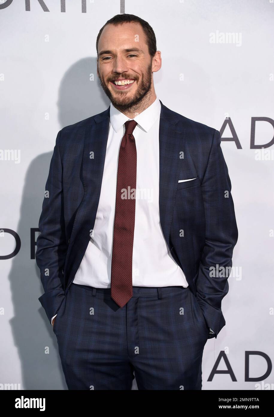 Sam Claflin arrives at the Los Angeles premiere of "Adrift" at Regal ...