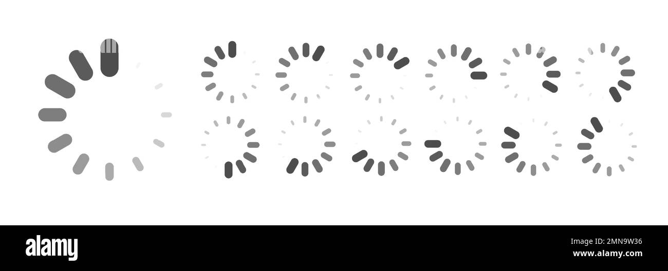 Digital animation circular progress indicator hi-res stock photography ...