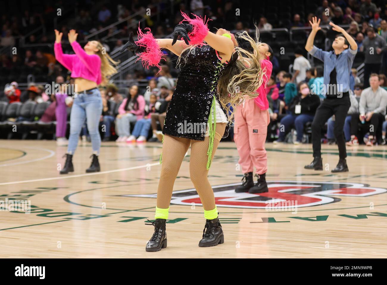 January 29, 2023, Seattle, Washington, USA: Pop Rox dance group ...