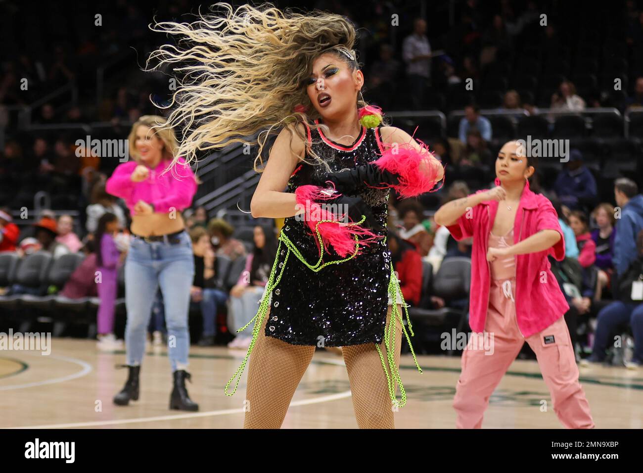 January 29, 2023, Seattle, Washington, USA: Pop Rox dance group ...