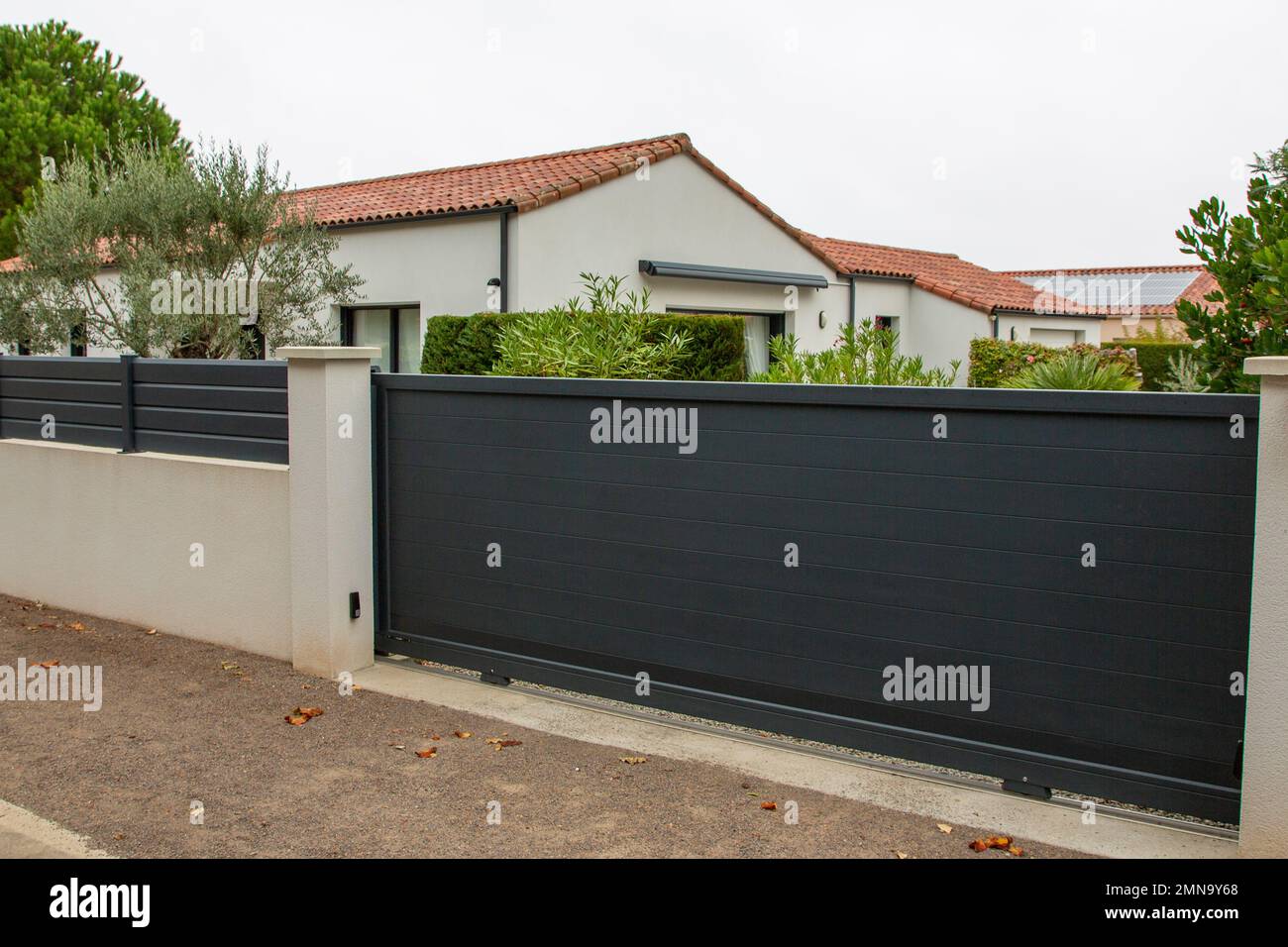 suburb slide modern portal home grey dark high door sliding access ...