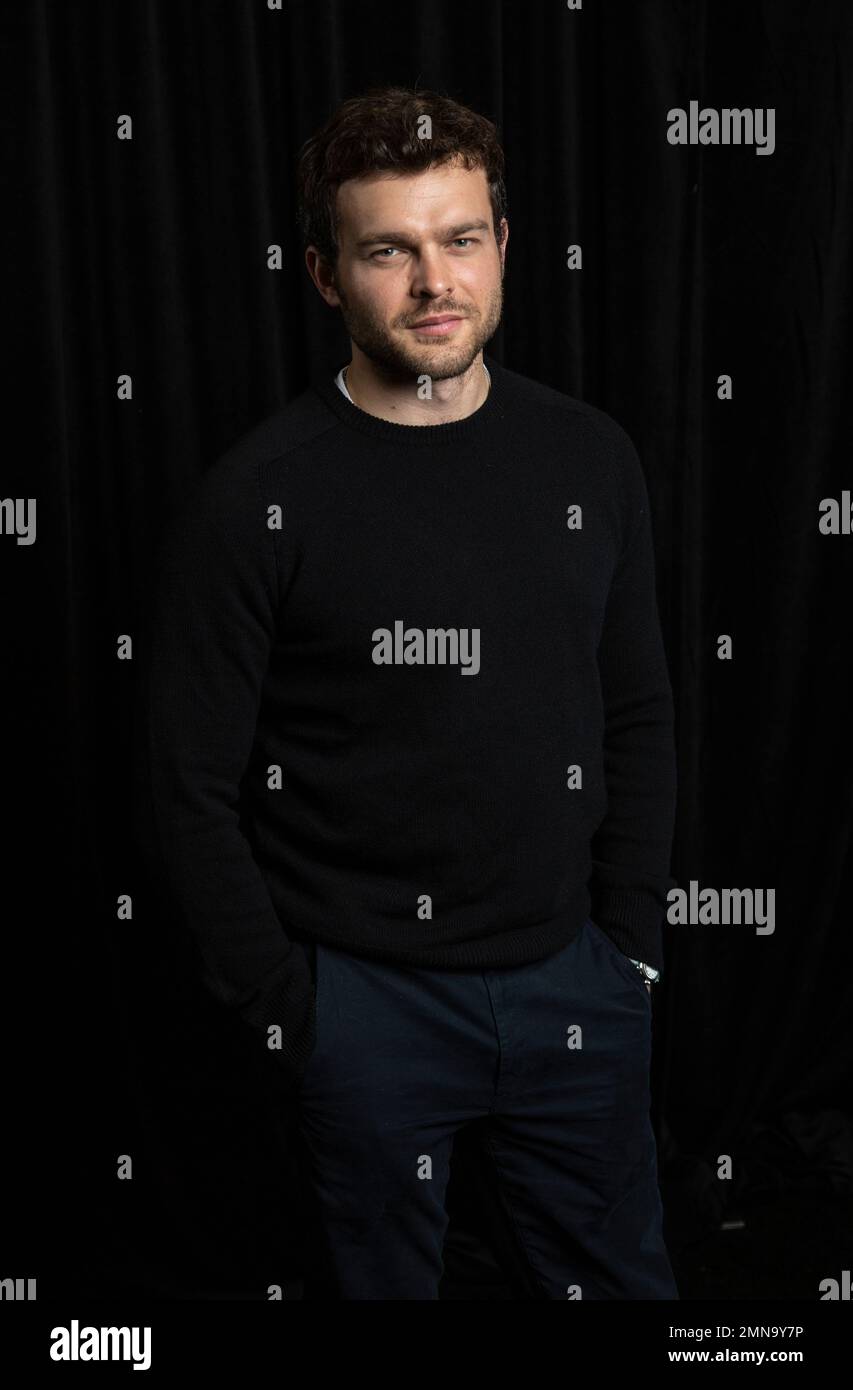 In this May 12, 2018 photo, actor Alden Ehrenreich, who portrays a ...