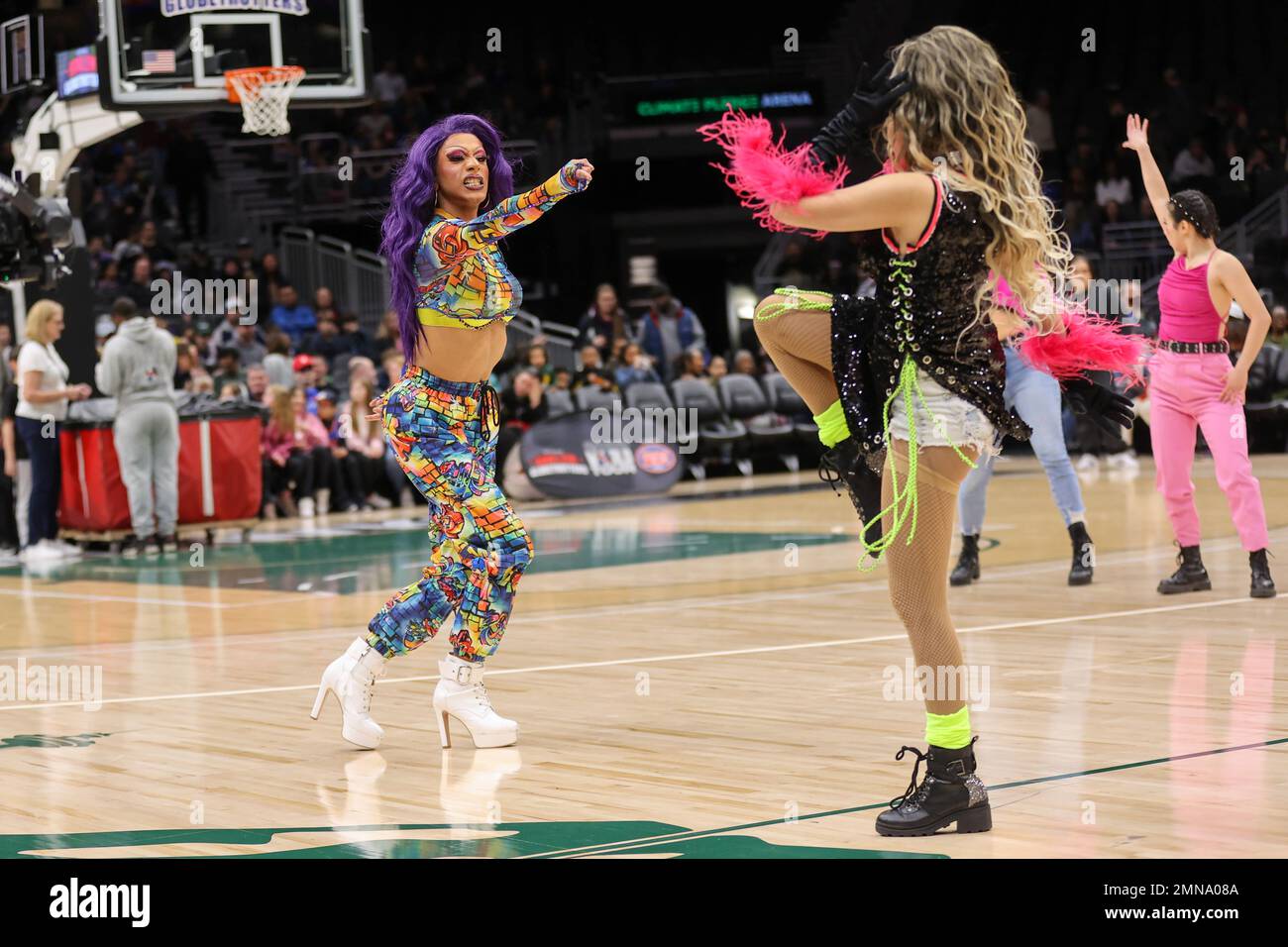 January 29, 2023, Seattle, Washington, USA: Pop Rox dance group ...