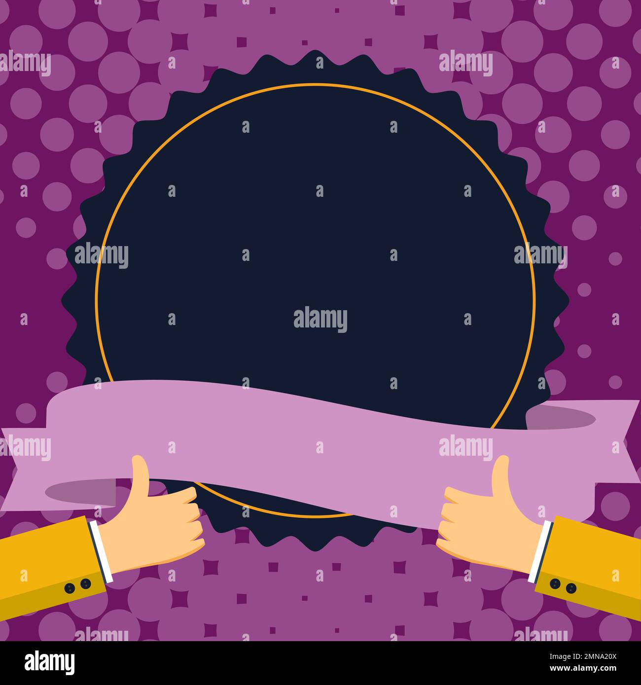 Big finger raised up pointing to whiteboard with important information ...