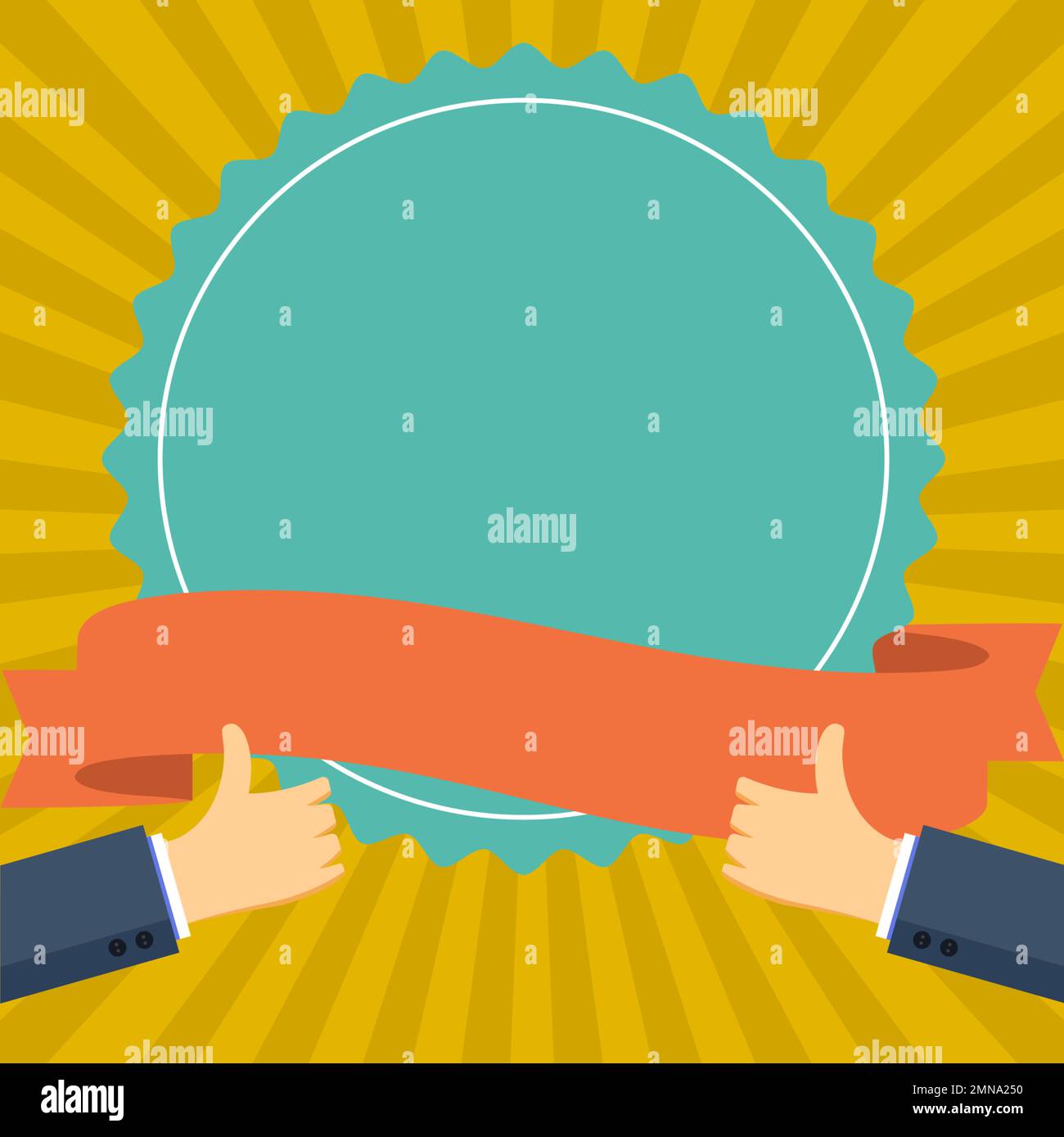 Big finger raised up pointing to whiteboard with important information ...