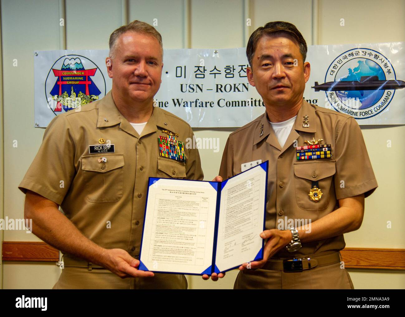 SANTA RITA, Guam (Sep. 30, 2022) – Rear Adm. Rick Seif, commander ...