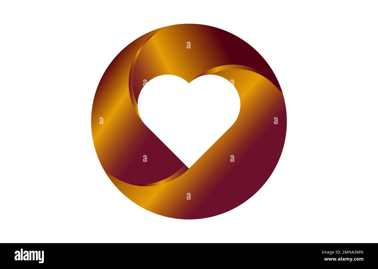 Heart Logo design Vector Illustration Stock Vector Image & Art - Alamy