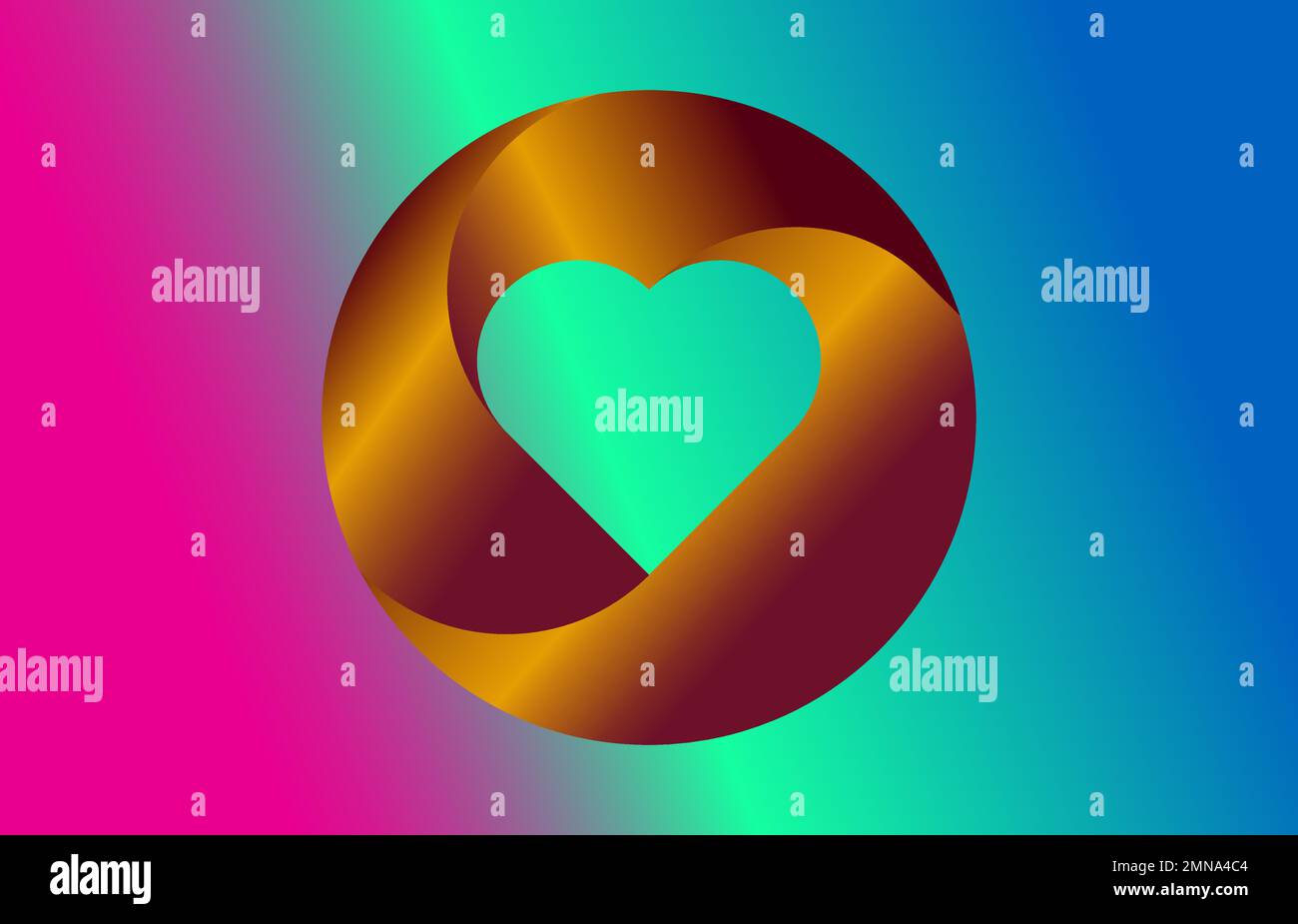 Heart Logo design Vector Illustration Stock Vector Image & Art - Alamy