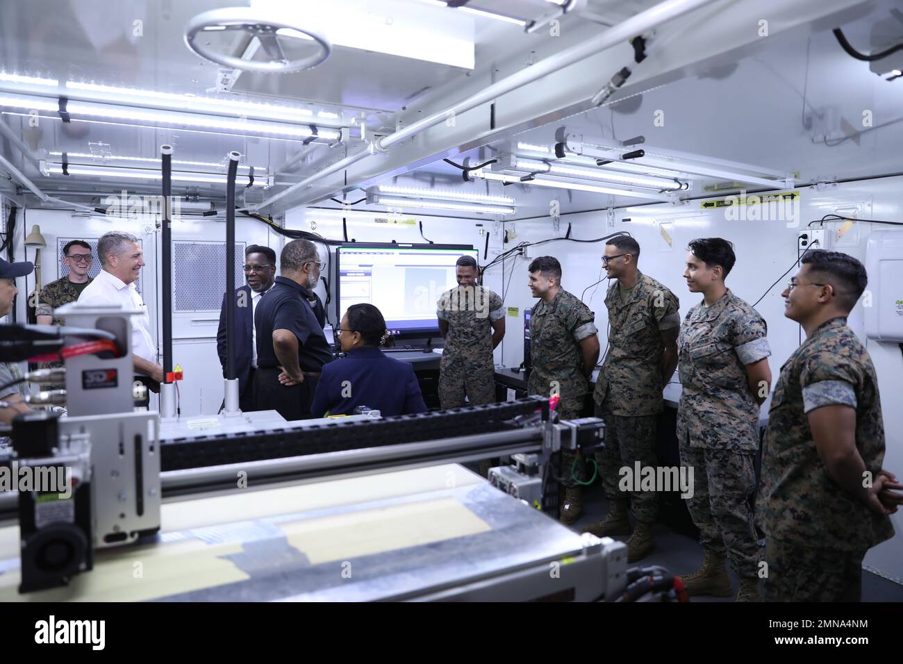 U.S. Marines with 3rd Maintenance Battalion, 3rd Sustainment Group ...