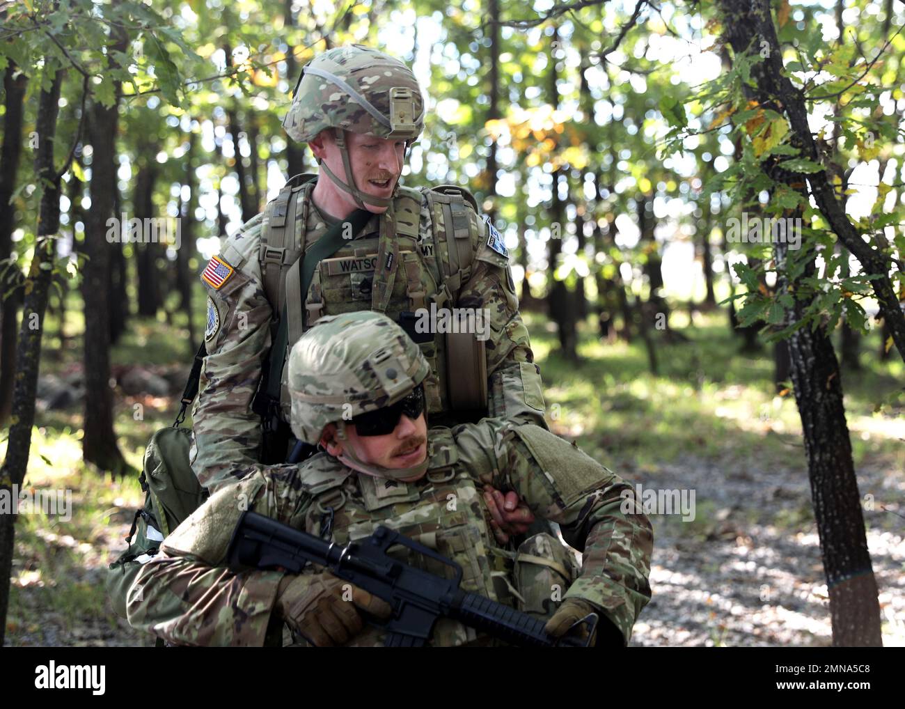 CAMP BONDSTEEL, Kosovo – U.S. Army Staff Sgt. Chestin D. Watson, an ...