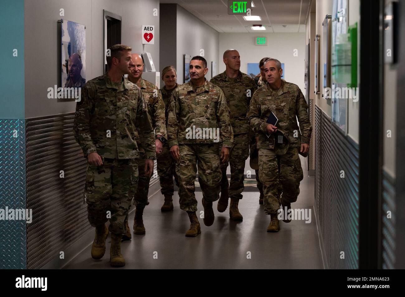 Leadership from the 354th Fighter Wing escorts U.S. Air Force Lt. Gen ...