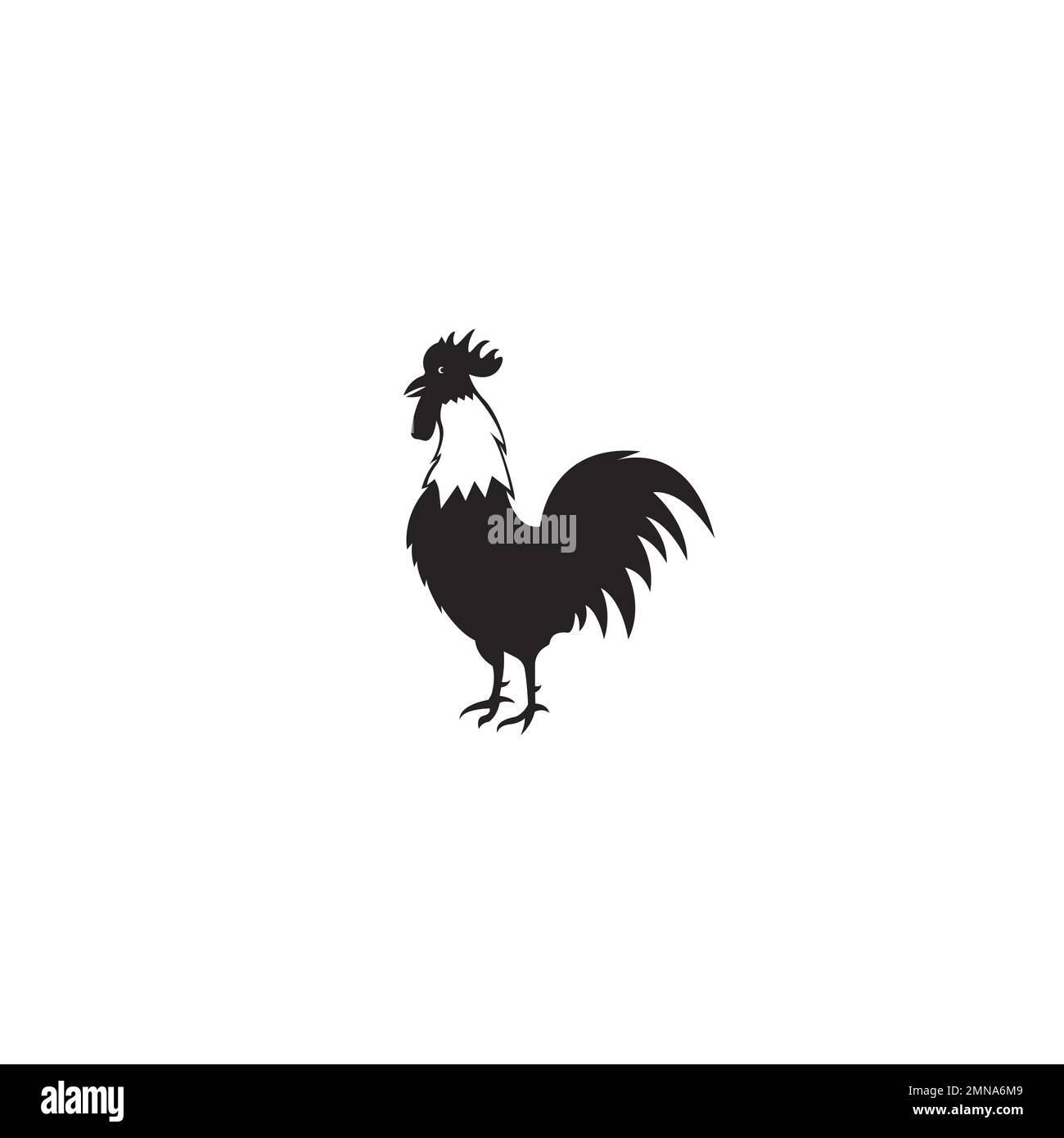 Rooster icon vector illustration logo design Stock Photo - Alamy