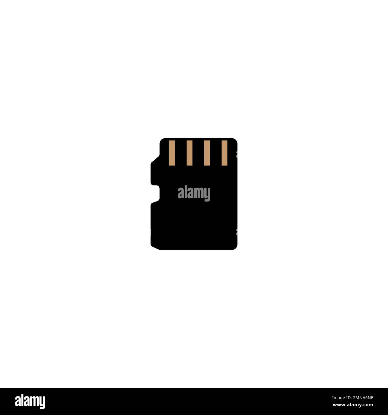 SD card vector icon illustration sign for web and design Stock Photo ...