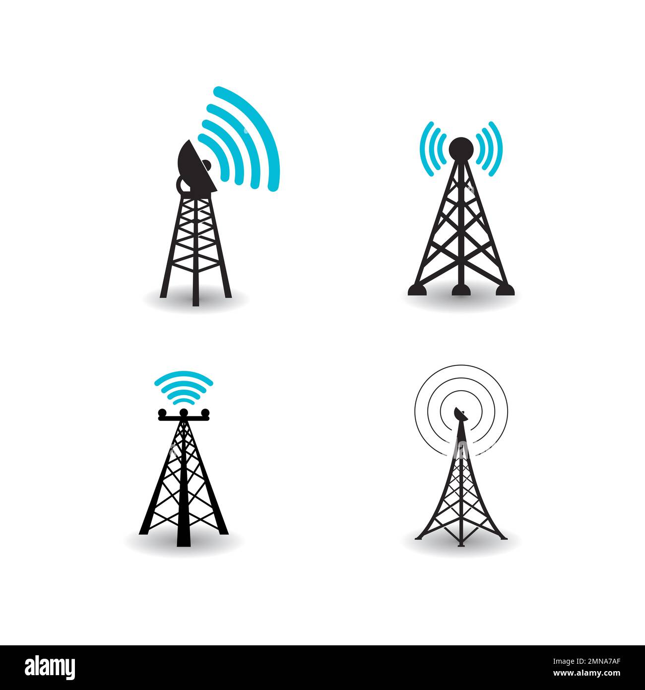 Cell Phone Tower Graphic