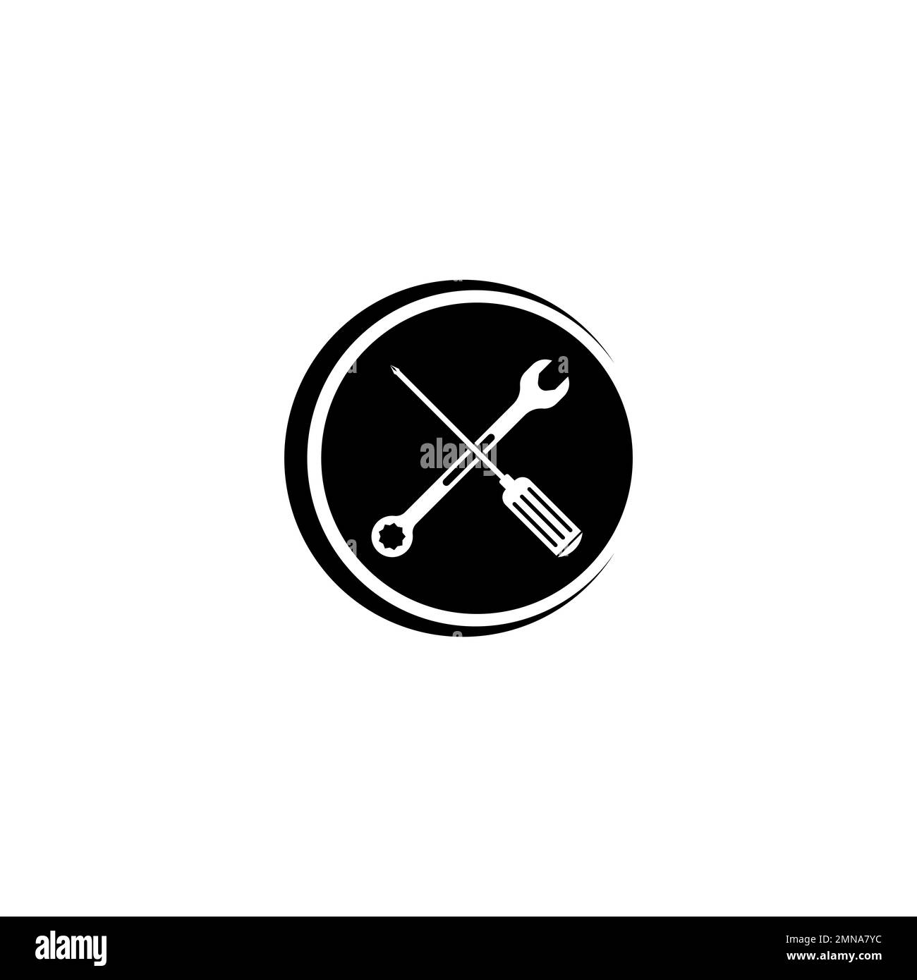 Tools vector icon,illustration logo template Stock Photo - Alamy