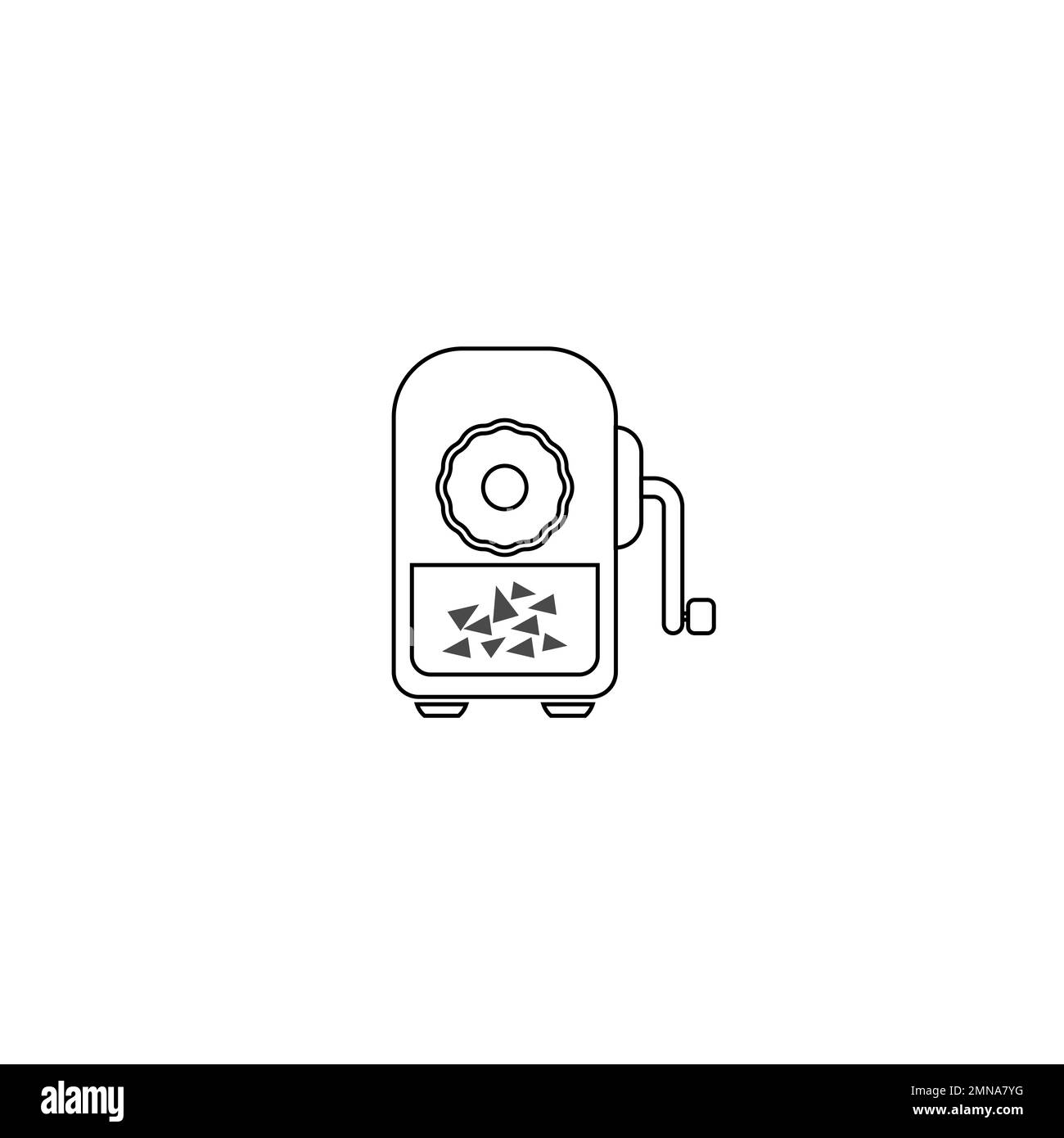pencil sharpener vector icon,illustration design template Stock Photo ...