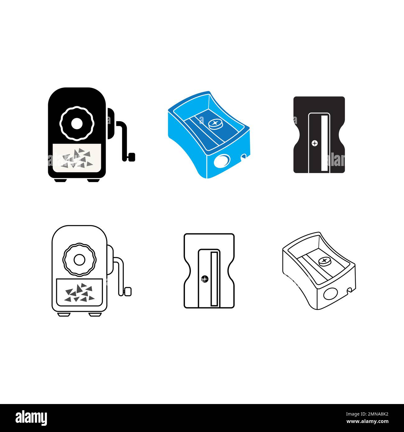 pencil sharpener vector icon,illustration design template Stock Photo ...