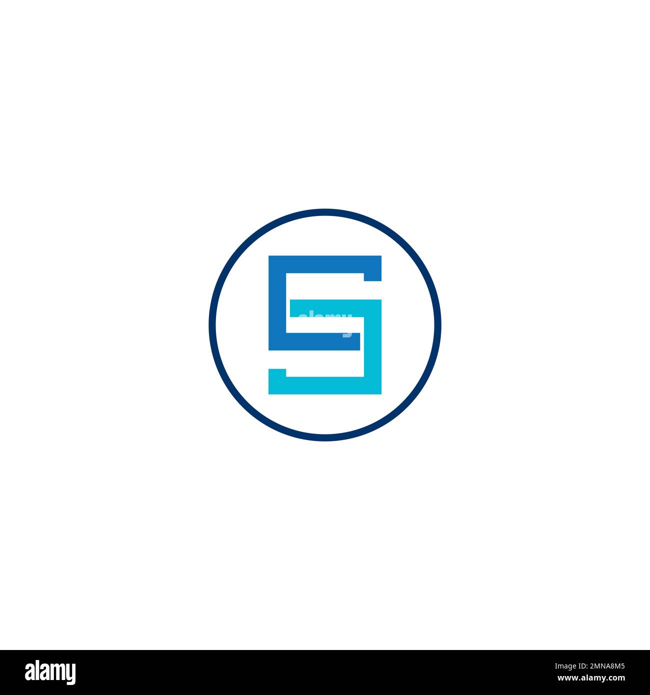 letter S . logo vector abstract design template Stock Photo - Alamy