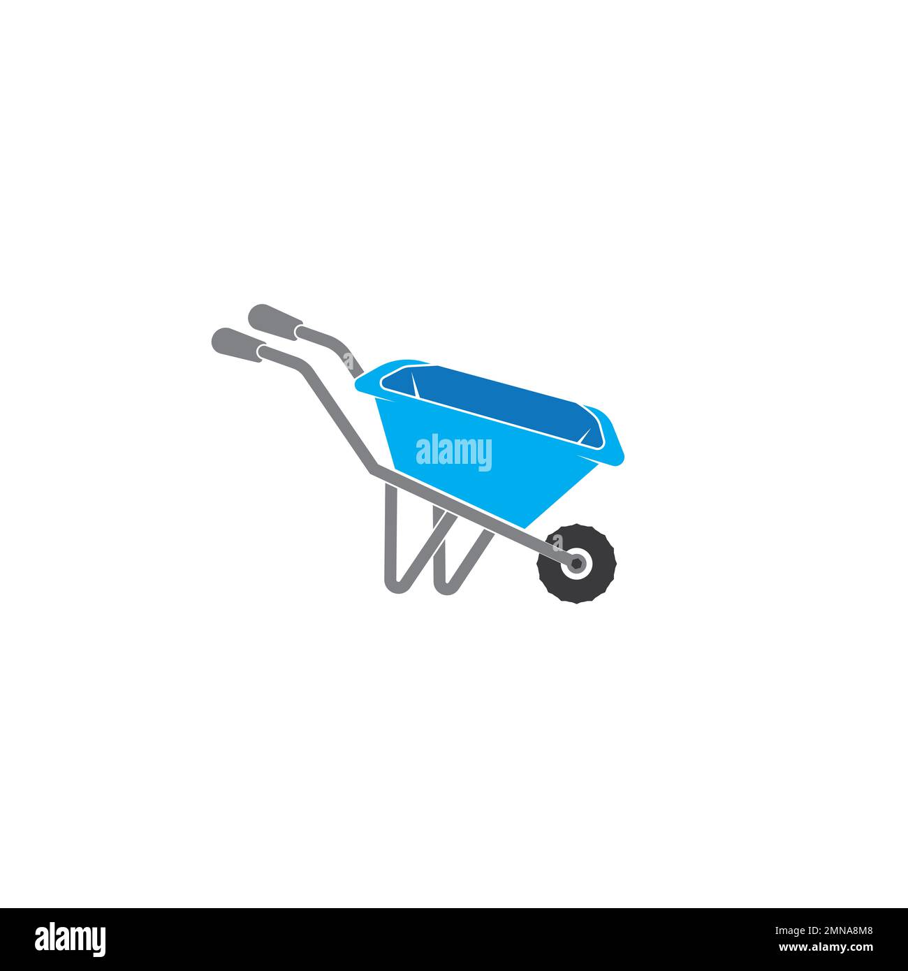 wheelbarrow vector icon,illustration logo design Stock Photo - Alamy