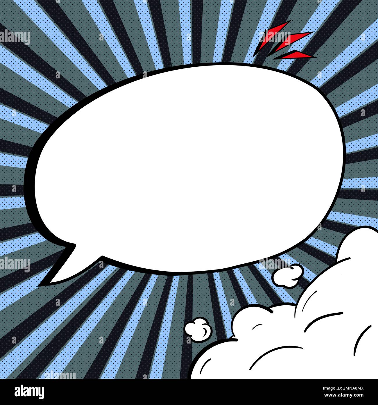 Comics Design Frames. Photo Frame Set With Explosion Bubbles For Add ...