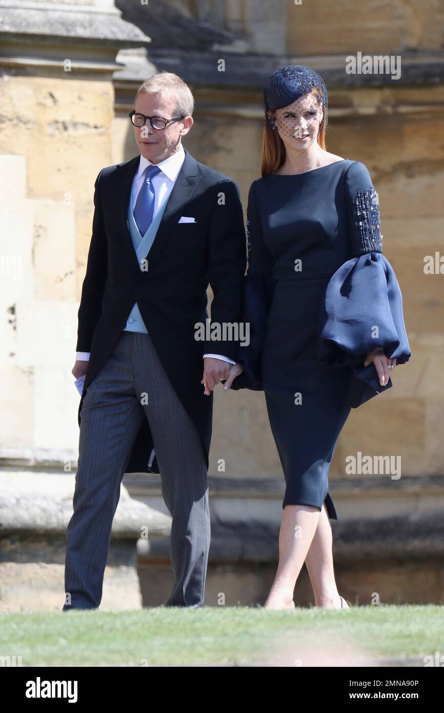Sarah Rafferty and her husband Santtu Seppala arrive for the wedding ...