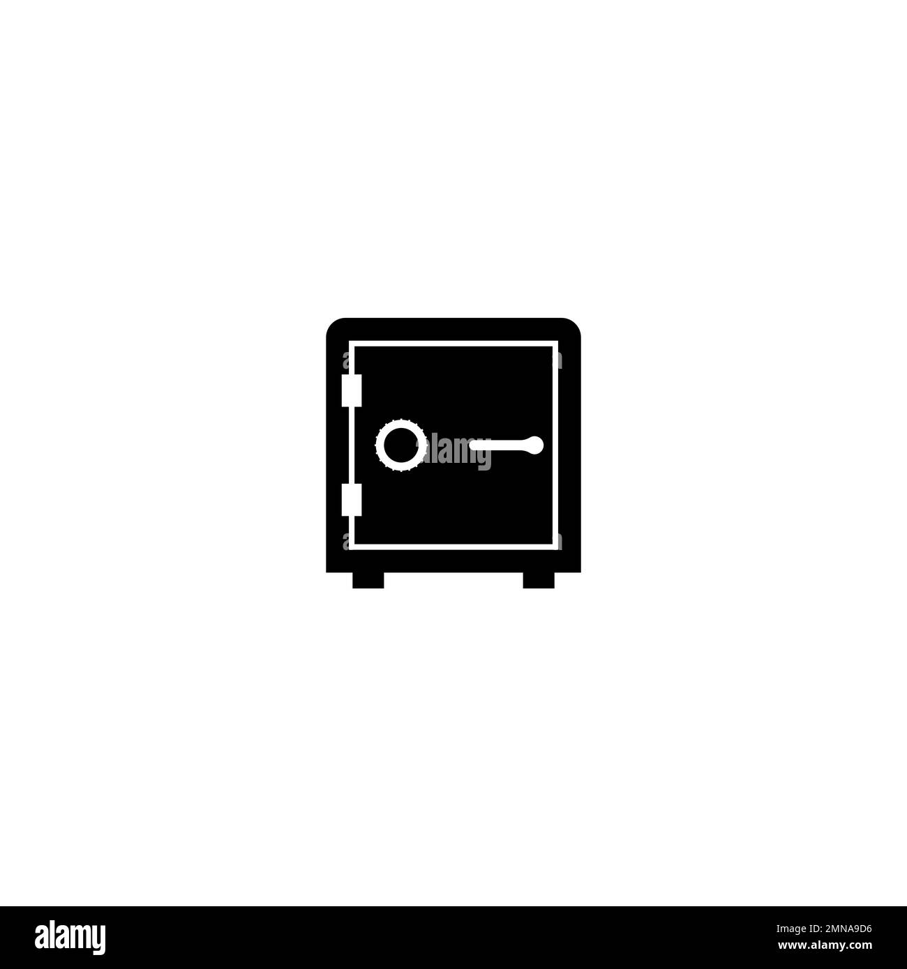 Safe Icon Vector Illustration Flat Design Stock Photo Alamy