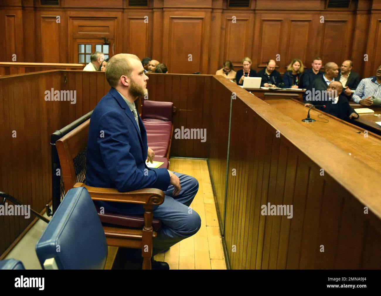 Henri van Breda sits in the High Court in Cape Town, South Africa ...