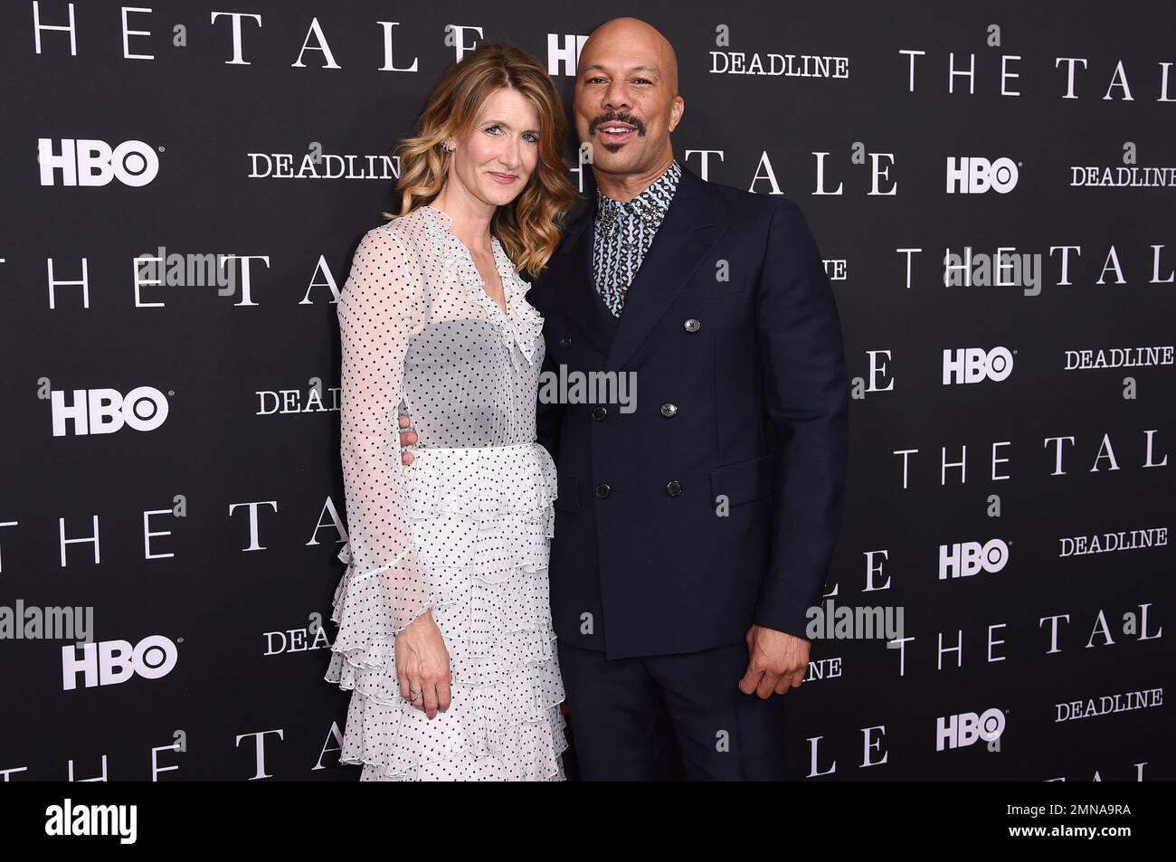 Laura Dern, left, and Common attend HBO's "The Tale" FYC Event at the ...