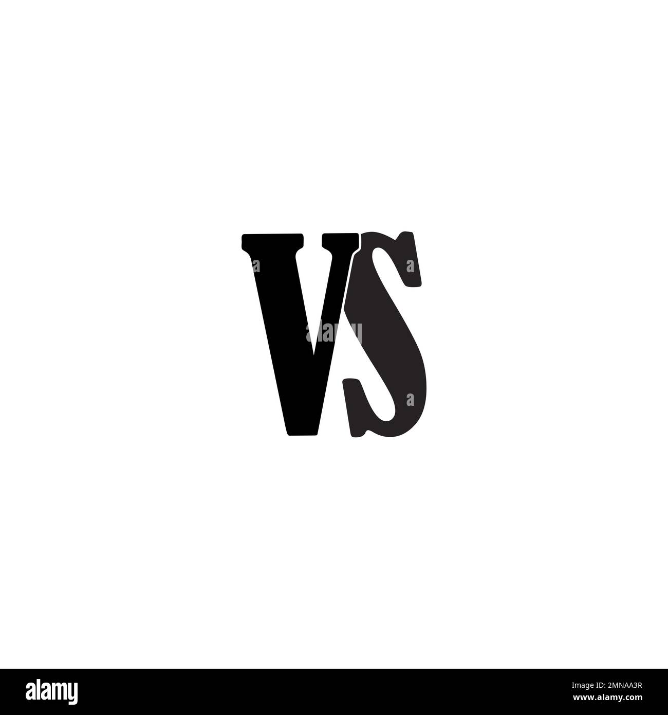 Vs letter design Cut Out Stock Images & Pictures - Alamy