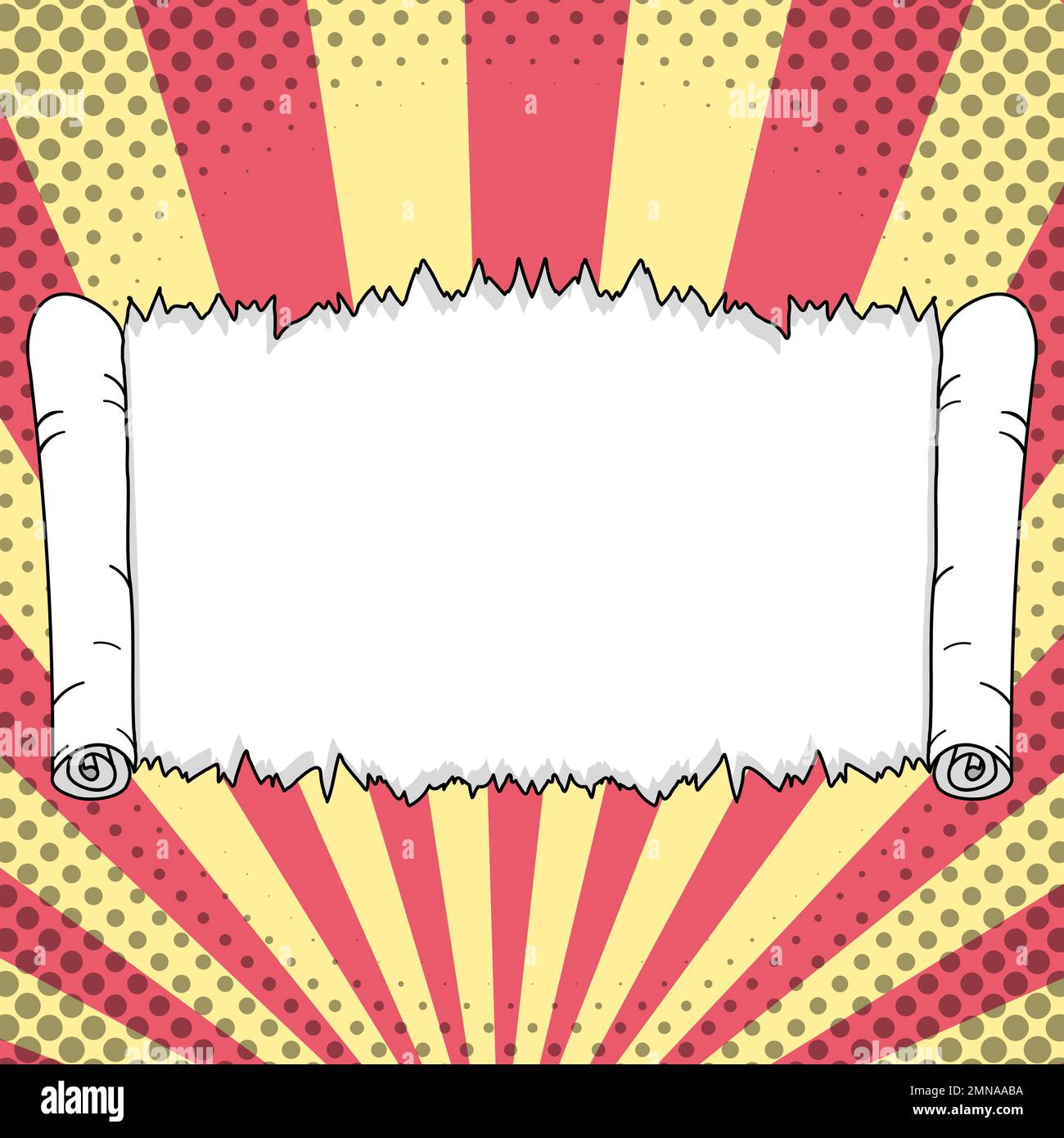 Comic Blank Speech Bubble With Copy Space Over Color Background Design ...