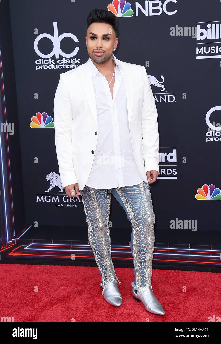 Angel Merino, also known as Mac Daddyy, arrives at the Billboard Music ...