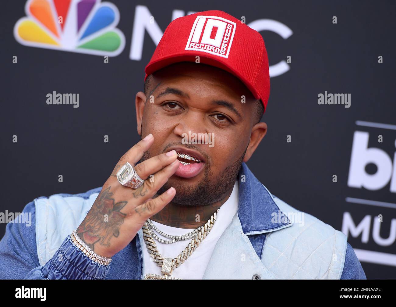 Mustard arrives at the Billboard Music Awards at the MGM Grand Garden ...