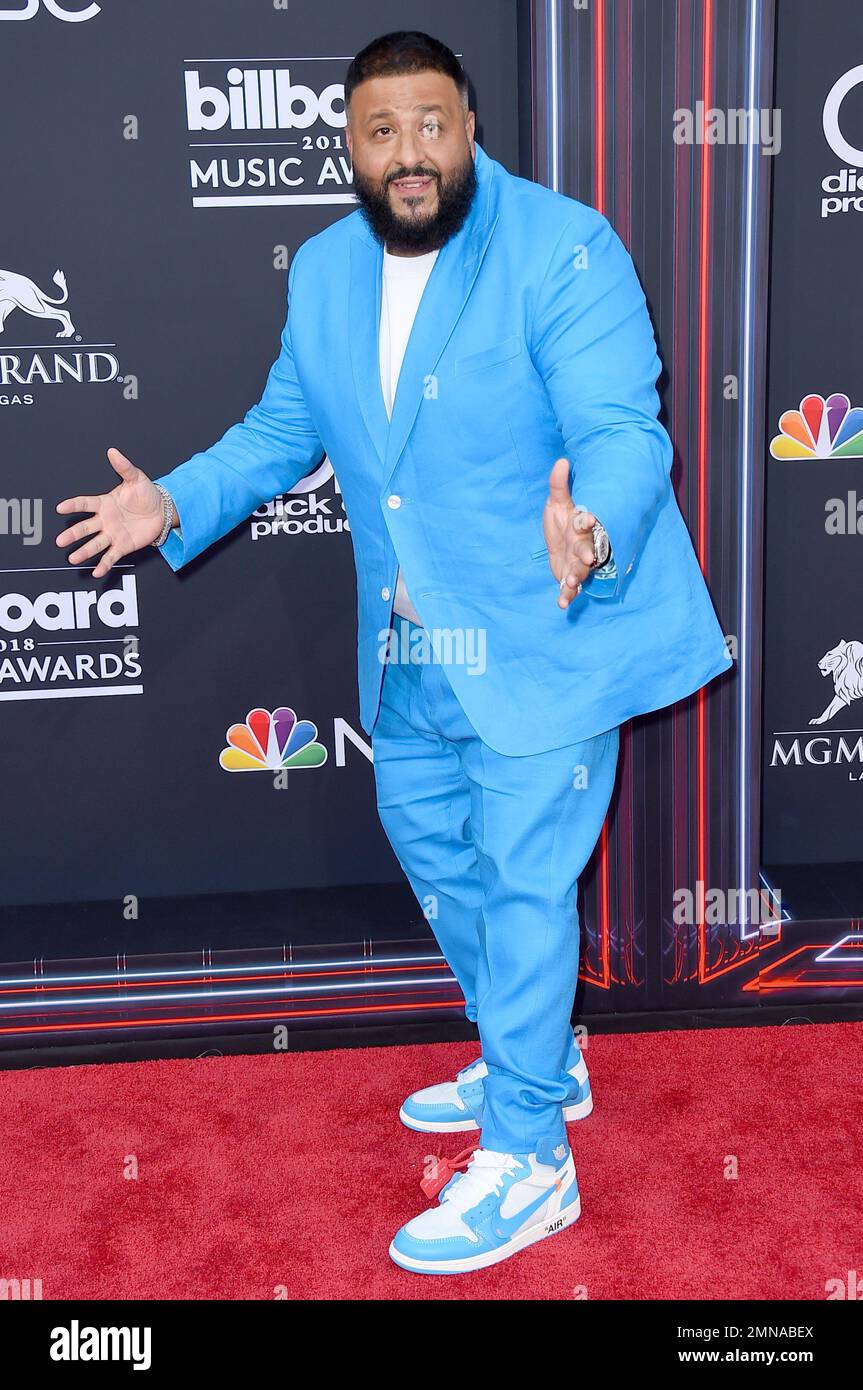 DJ Khaled arrives at the Billboard Music Awards at the MGM Grand Garden ...