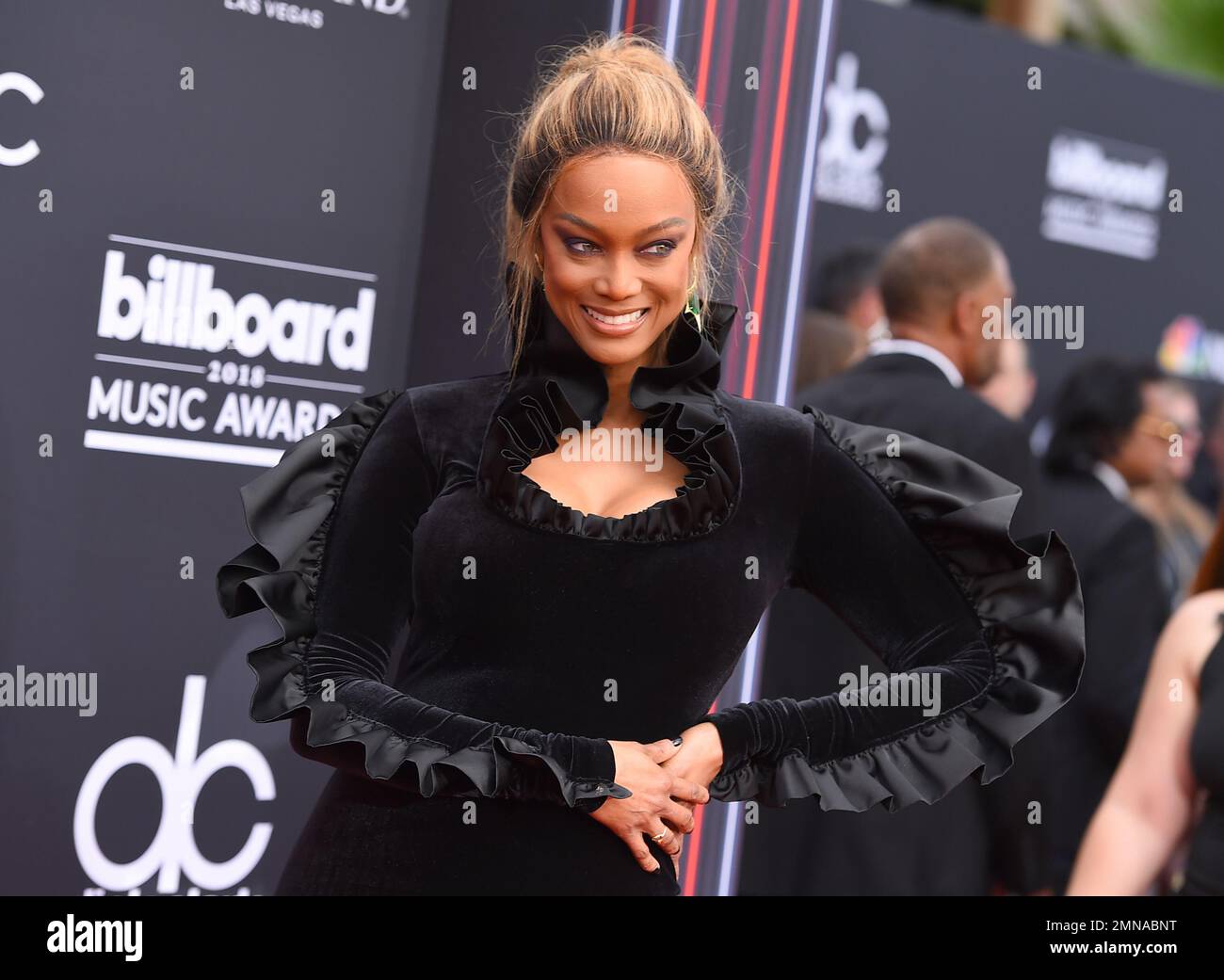 Tyra Banks arrives at the Billboard Music Awards at the MGM Grand ...