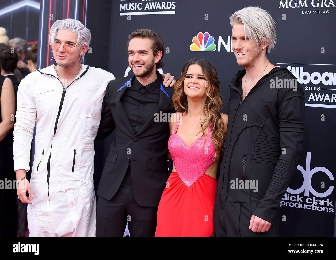 Michael Trewartha , from left, Darren Criss, Maren Morris, and Kyle ...