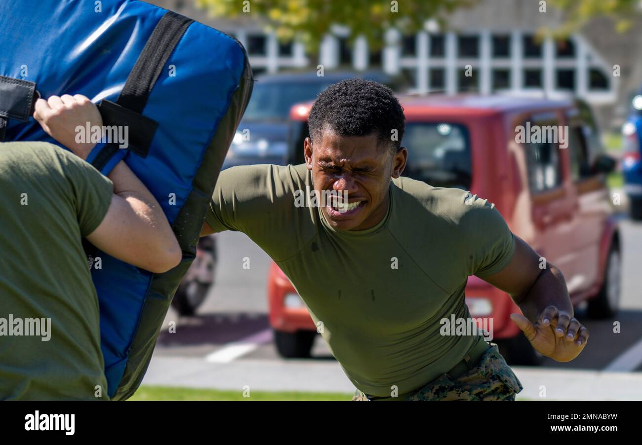 U.S. Marine Corps Lcpl. Christopher Zidor, a postal clerk with ...