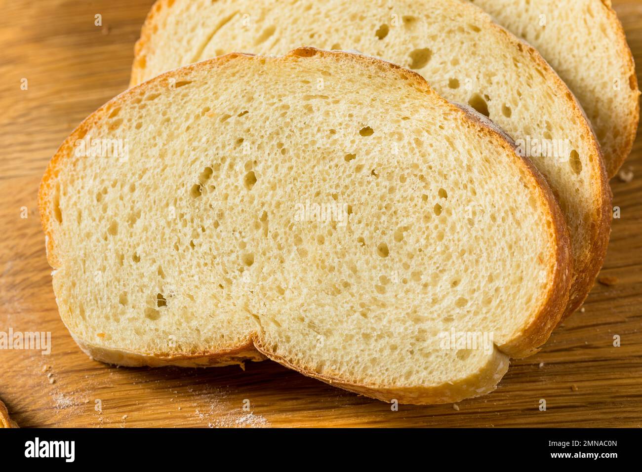 Homemade French White Bread Loaf Ready to Eat Stock Photo - Alamy